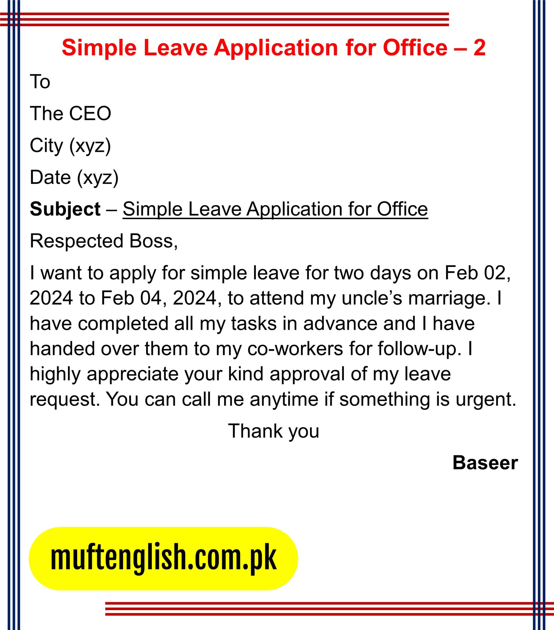 10+ Best Leave Applications for Office in English (2024)