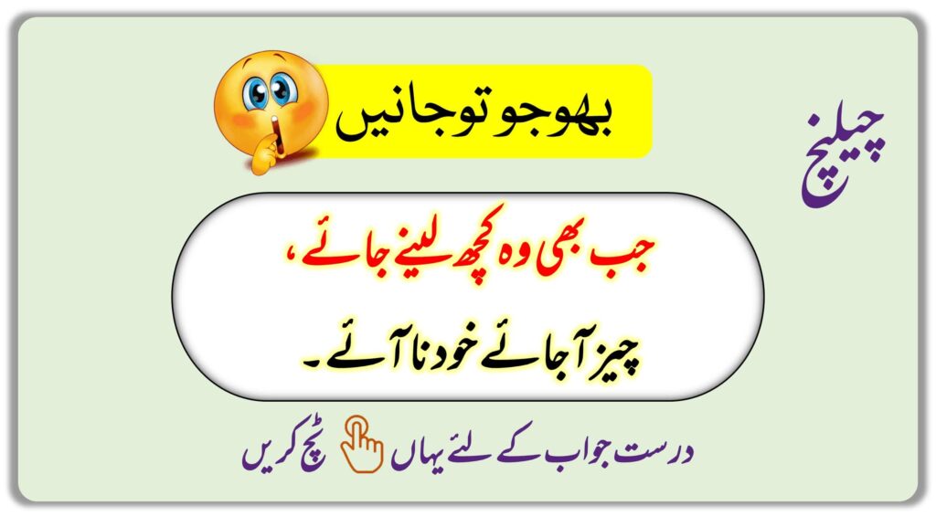 15+ Tricky Brain Teasers and Urdu Riddles with Answers